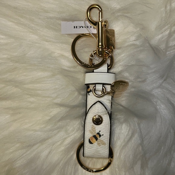 Coach | Accessories | Coach Outlet Trigger Snap Bag Charm In Signature ...